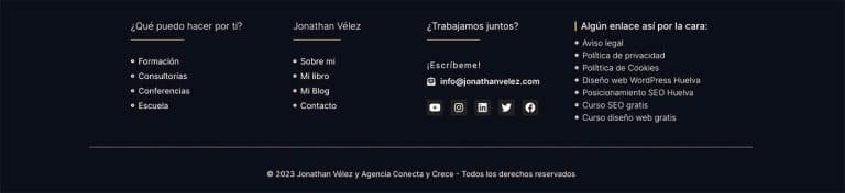 ¿Qué es el Footer en una web? Qué poner y ejemplos